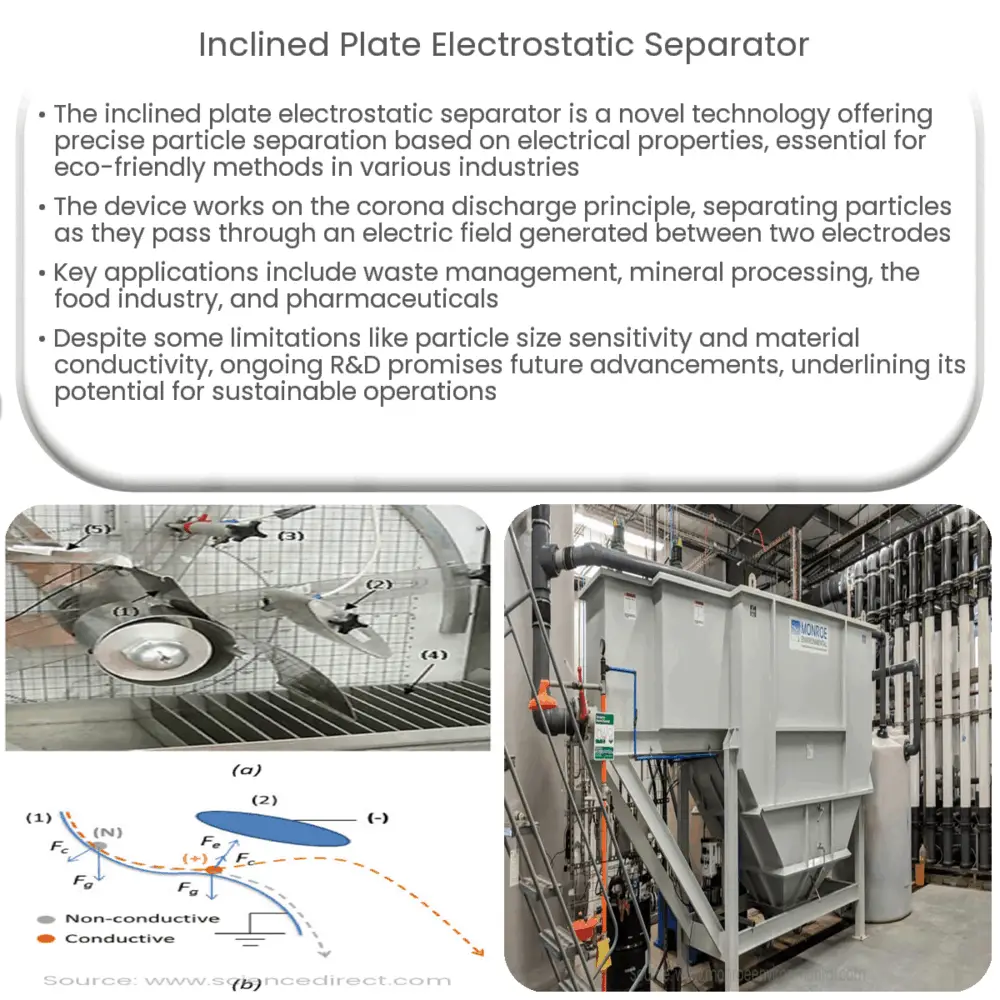 Inclined Plate Electrostatic Separator How It Works Application