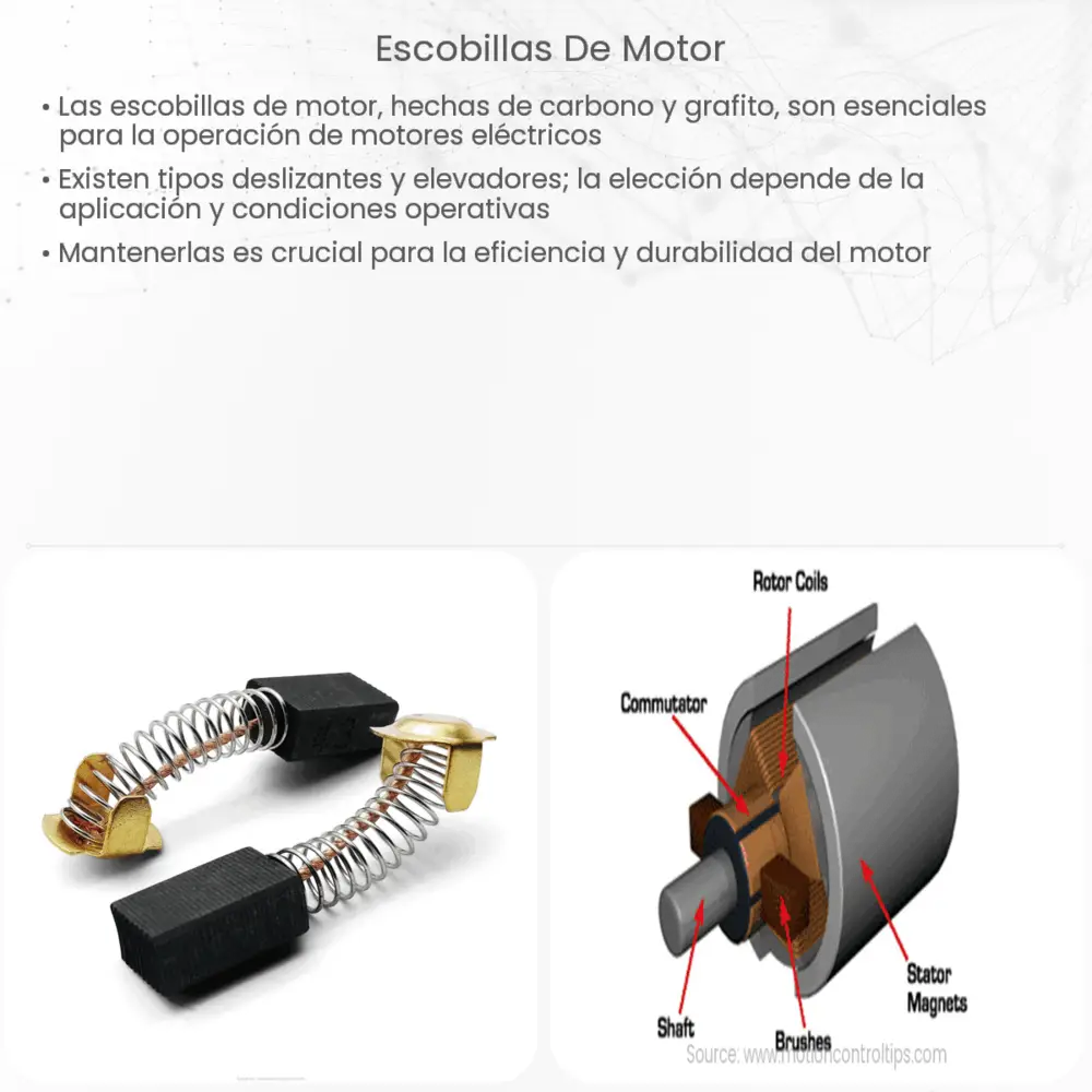 Escobillas de motor | How it works, Application & Advantages Escobillas de motor | How it works, Application & Advantages
