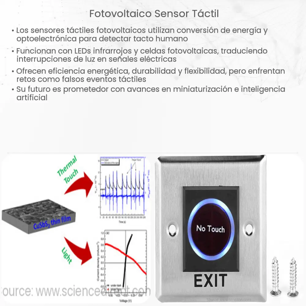 Fotovoltaico Sensor Táctil How It Works Application And Advantages