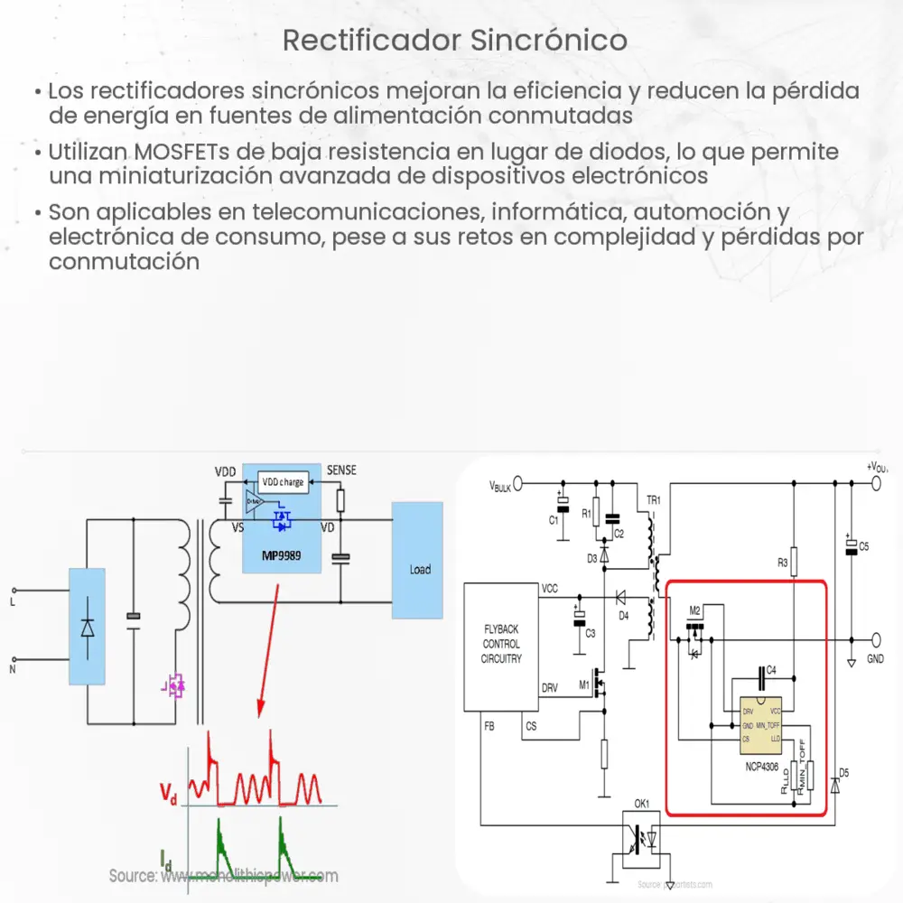 rectificador sincrónico | How it works, Application & Advantages