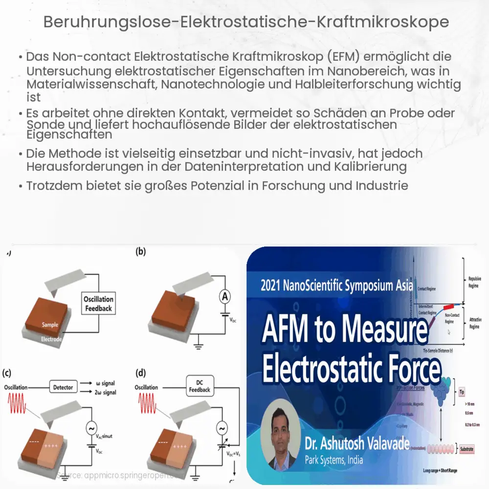 Elektrostatische Kraftmikroskopie | Wie es funktioniert, Anwendung & Vorteile