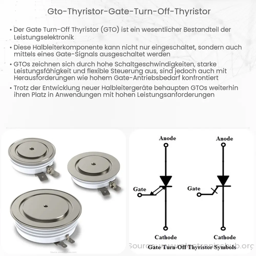 GTO-Thyristor (Gate Turn-Off Thyristor) | Wie es funktioniert ... GTO-Thyristor (Gate Turn-Off Thyristor) | Wie es funktioniert ...