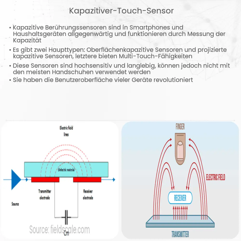 Kapazitiver Touch-Sensor | Wie es funktioniert, Anwendung & Vorteile