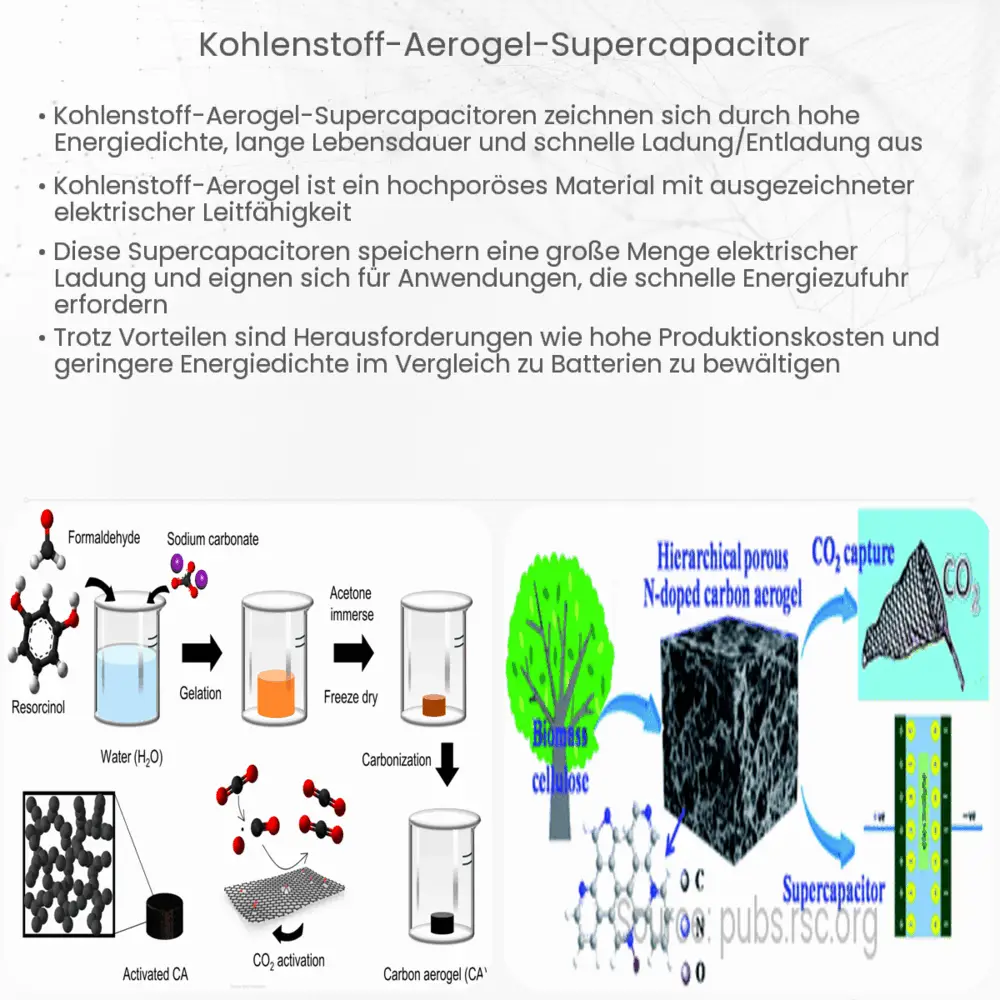 Kohlenstoff-Aerogel-Supercapacitor | Wie es funktioniert, Anwendung & Vorteile