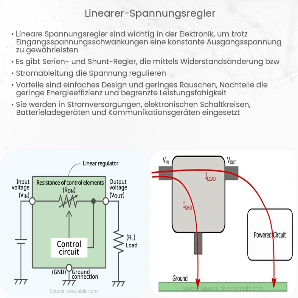 Festspannungsregler | Wie es funktioniert, Anwendung & Vorteile