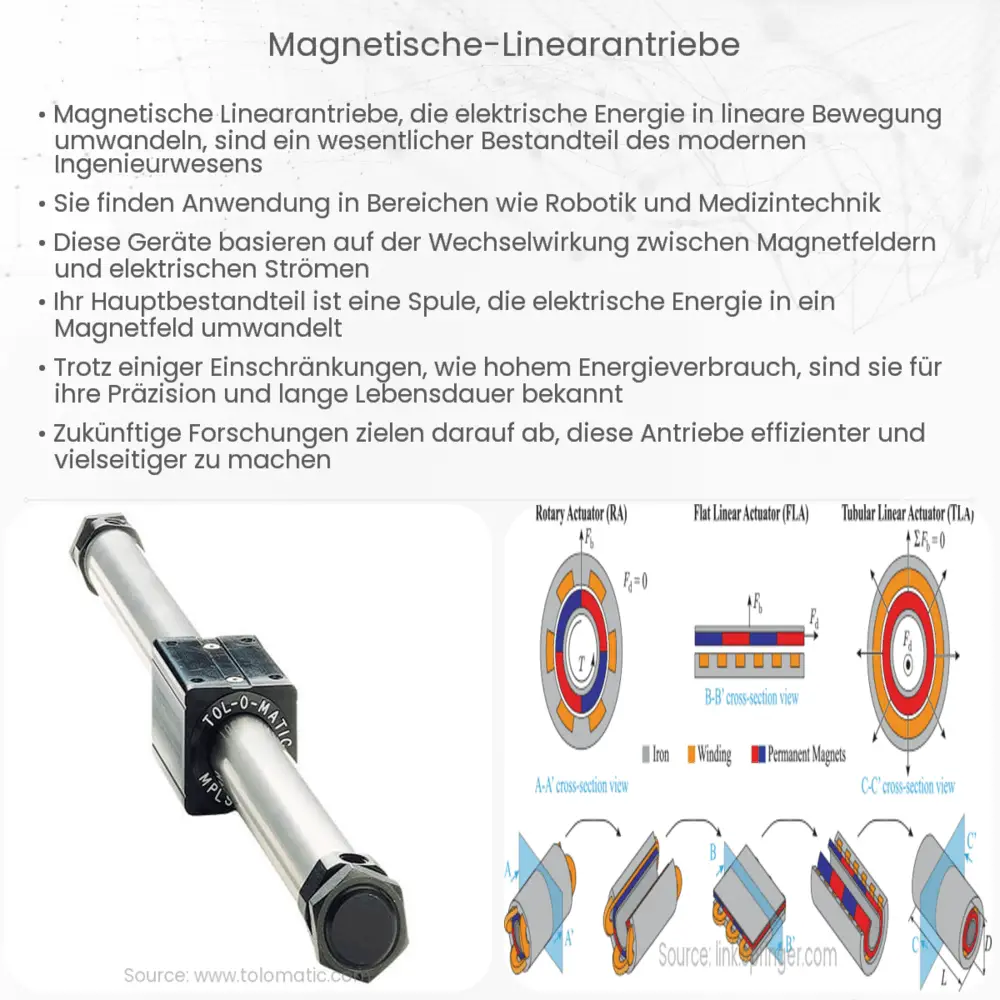 Magnetische Linearantriebe | Wie es funktioniert, Anwendung & Vorteile