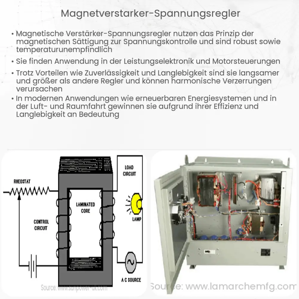 Magnetverstärker-Spannungsregler | Wie es funktioniert, Anwendung & Vorteile