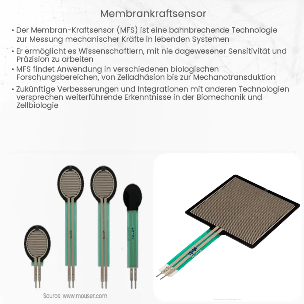 Membrankraftsensor | Wie es funktioniert, Anwendung & Vorteile