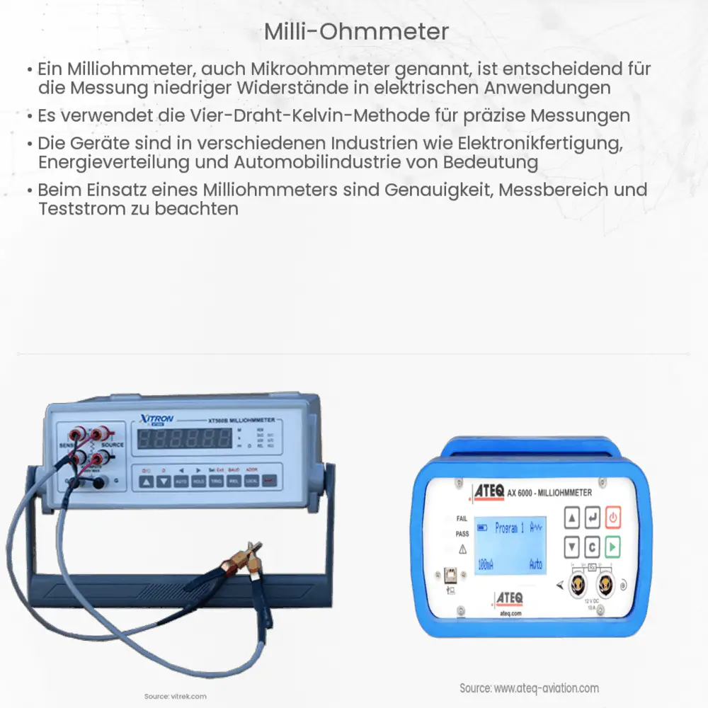 Milli-Ohmmeter | Wie es funktioniert, Anwendung & Vorteile