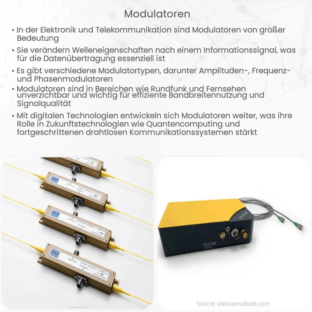 Modulatoren | Wie es funktioniert, Anwendung & Vorteile