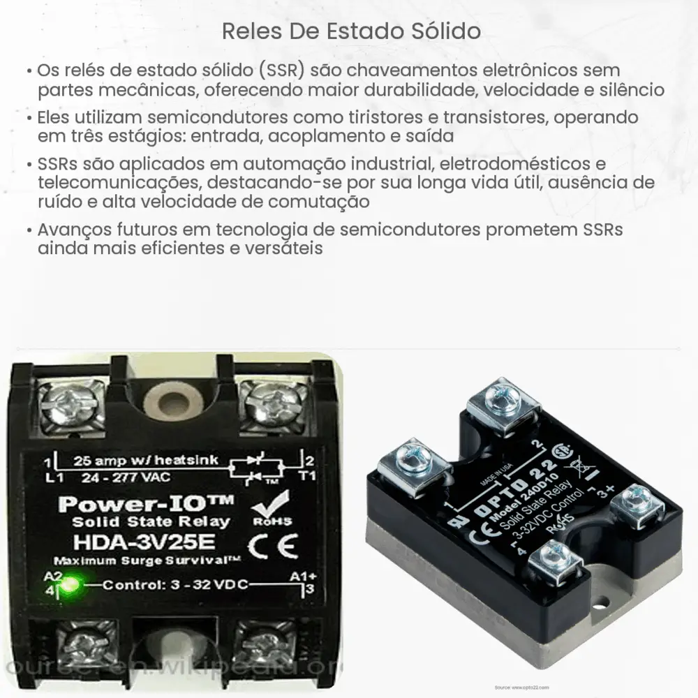 Reles De Estado Sólido Como Funciona Aplicação E Vantagens