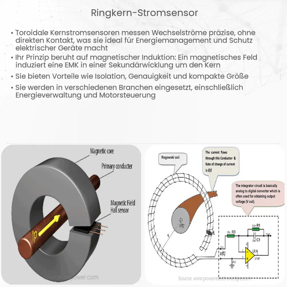 Ringkern-Stromsensor | Wie es funktioniert, Anwendung & Vorteile