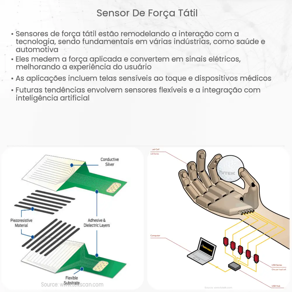 Sensor de força tátil | Como funciona, aplicação e vantagens Sensor de força tátil | Como funciona, aplicação e vantagens
