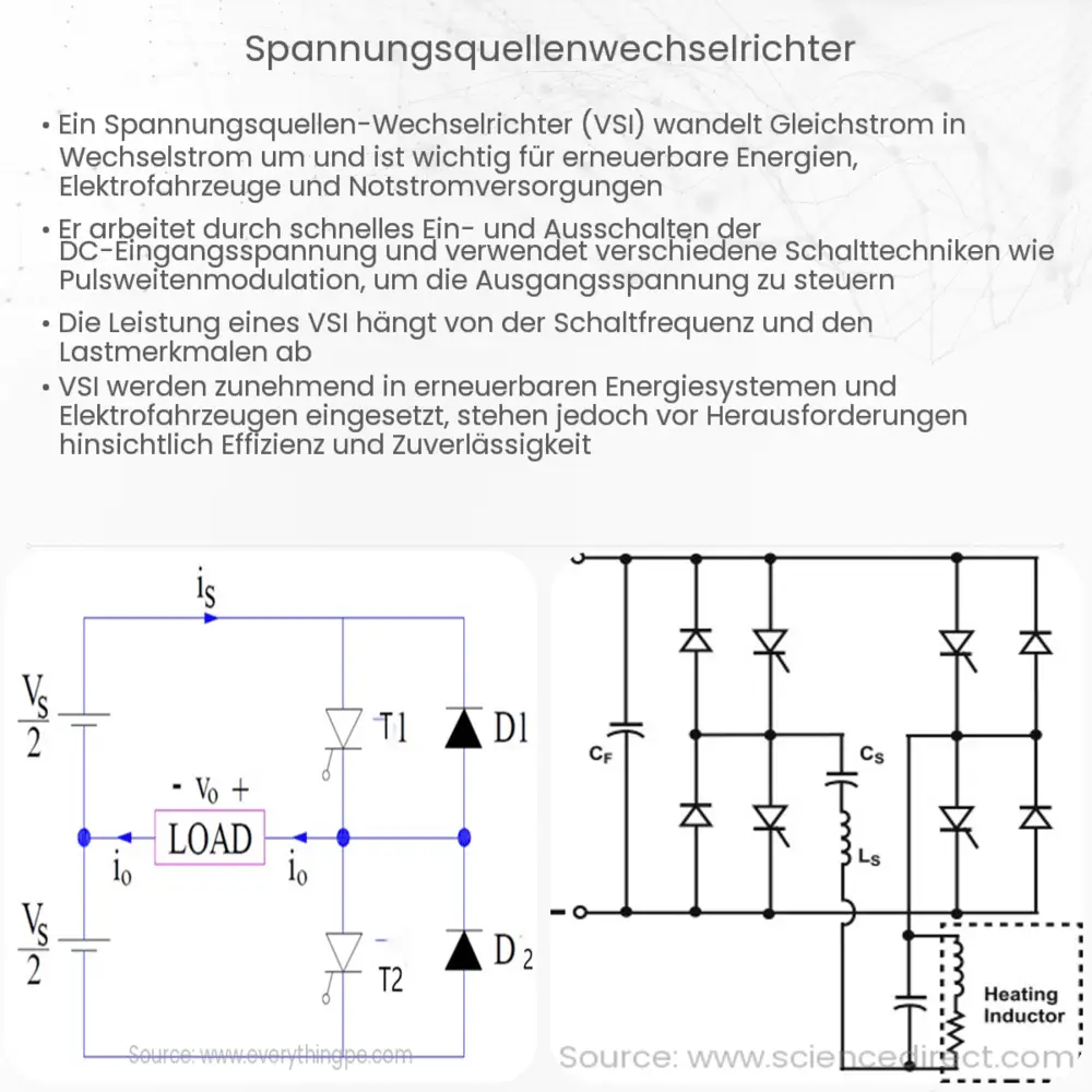 Stromquellenwechselrichter-Schaltungen | Wie es funktioniert, Anwendung & Vorteile