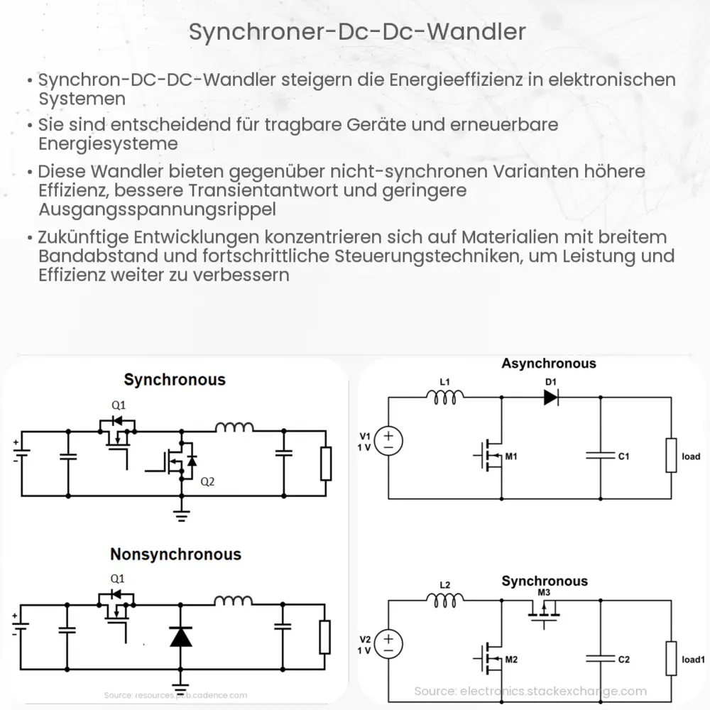 Synchroner DC-DC-Wandler | Wie es funktioniert, Anwendung & Vorteile