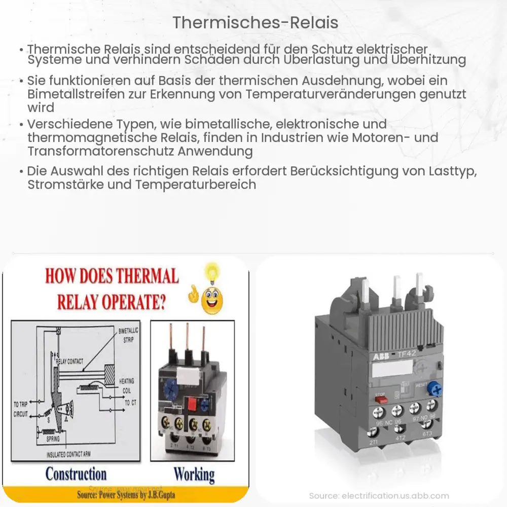 Thermisches Relais | Wie es funktioniert, Anwendung & Vorteile