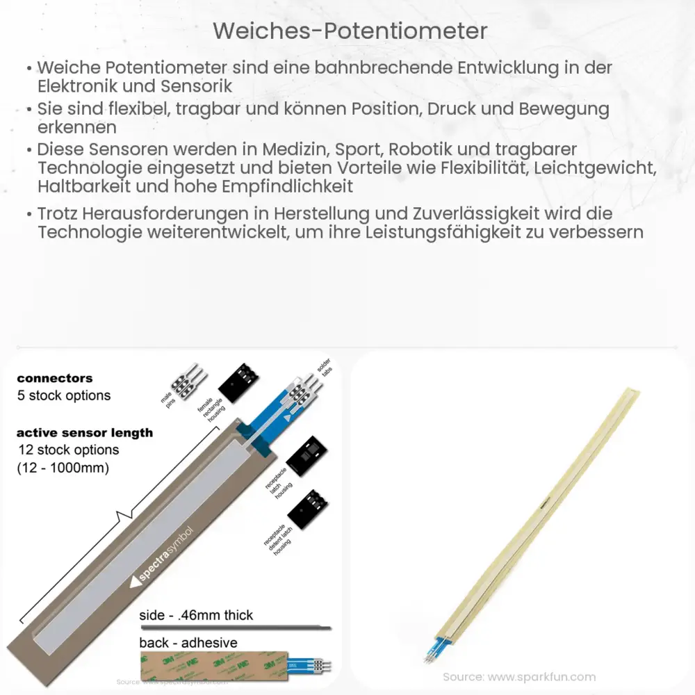 Weiches Potentiometer | Wie es funktioniert, Anwendung & Vorteile