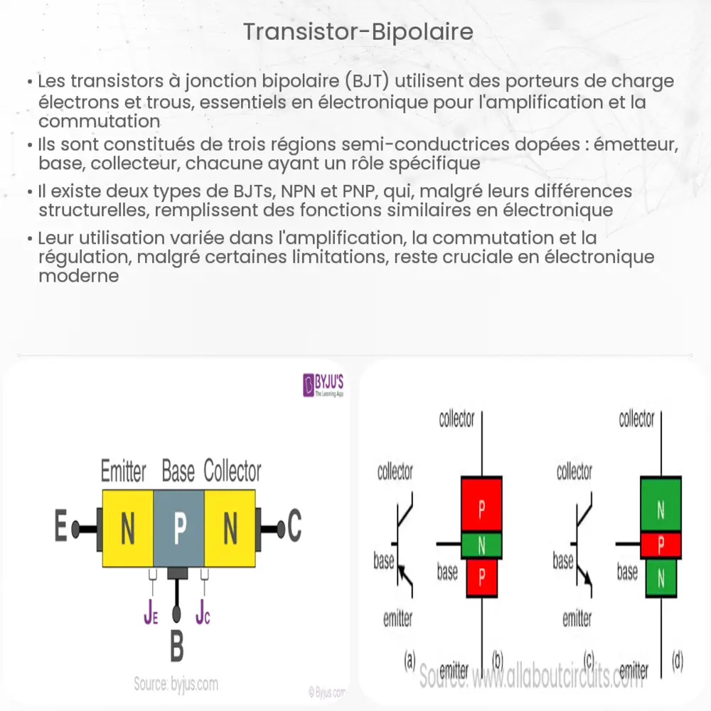 Transistor Bipolaire | Comment ça marche, application et avantages Transistor Bipolaire | Comment ça marche, application et avantages