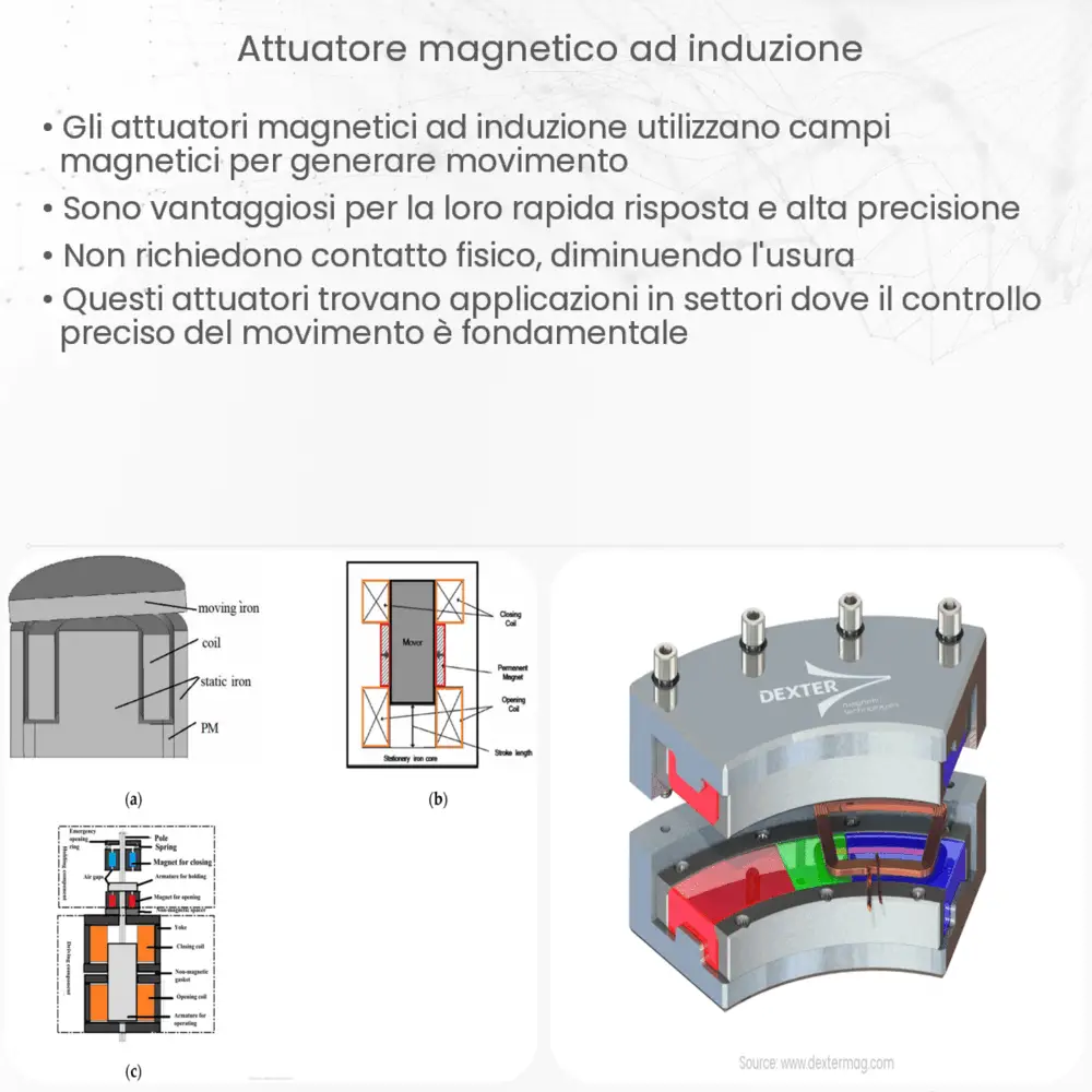 Attuatore magnetico ad induzione| Come funziona, Applicazione e Vantaggi