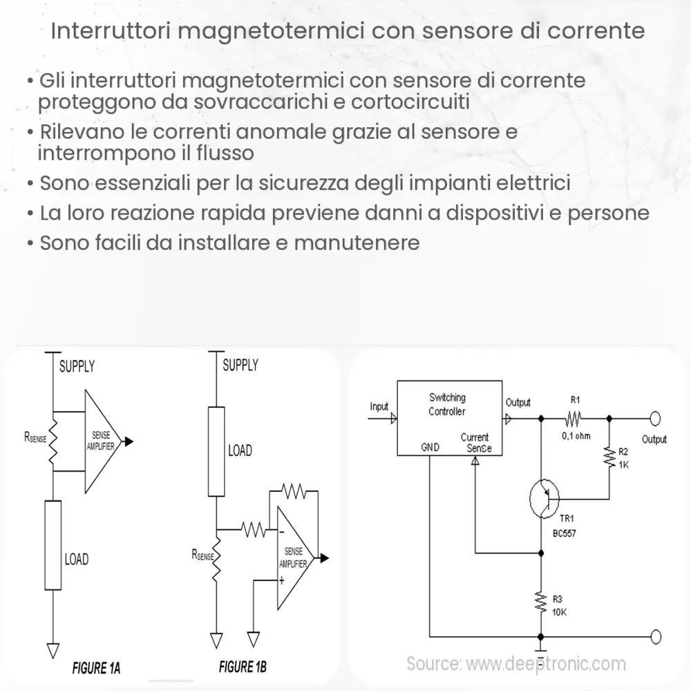 Interruttori magnetotermici con sensore di corrente| Come funziona, Applicazione e Vantaggi