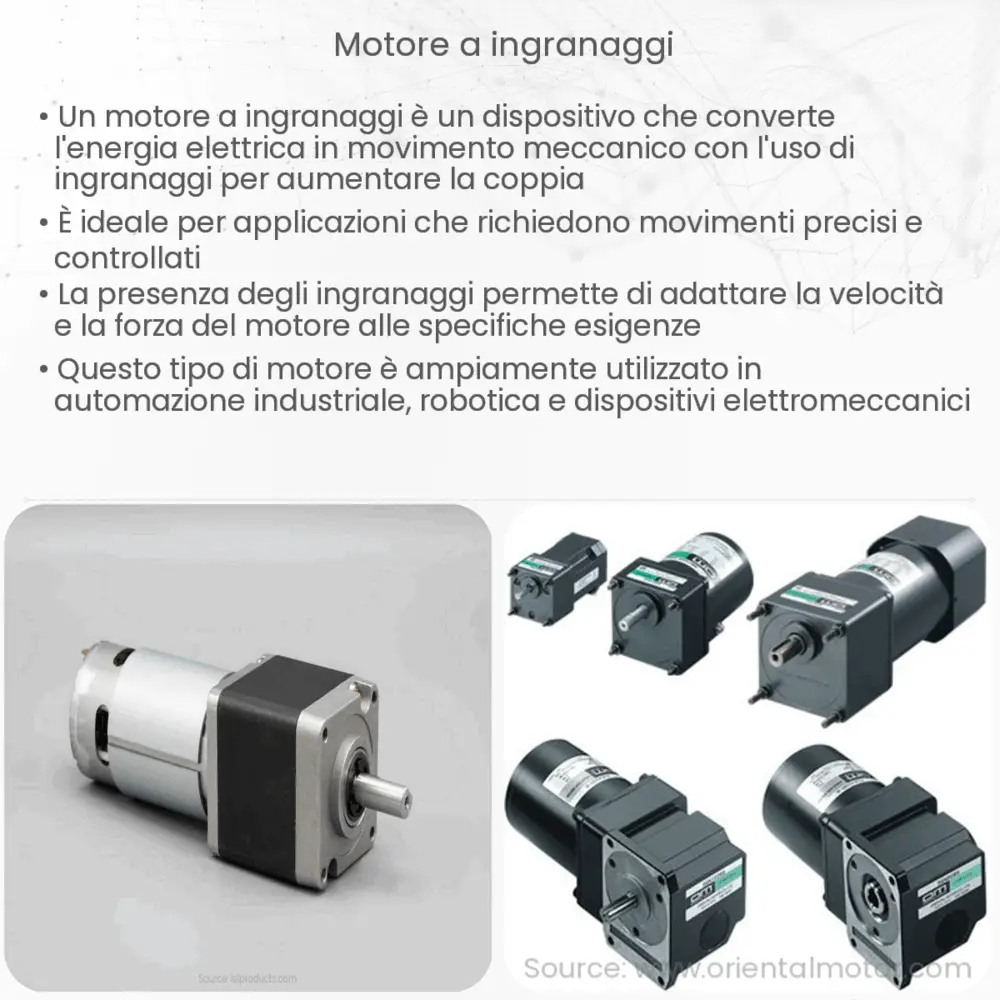 Motore a ingranaggi| Come funziona, Applicazione e Vantaggi