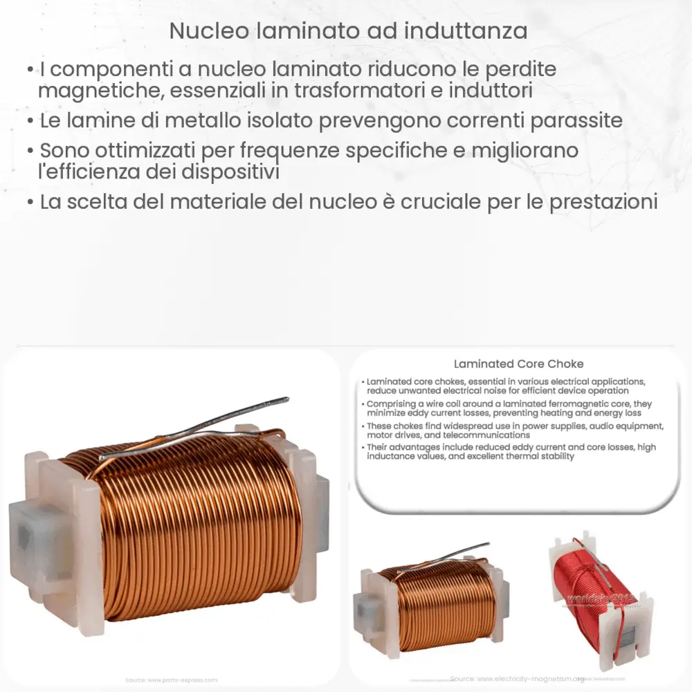 Nucleo laminato ad induttanza| Come funziona, Applicazione e Vantaggi