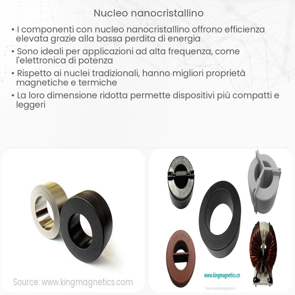 Nucleo nanocristallino| Come funziona, Applicazione e Vantaggi