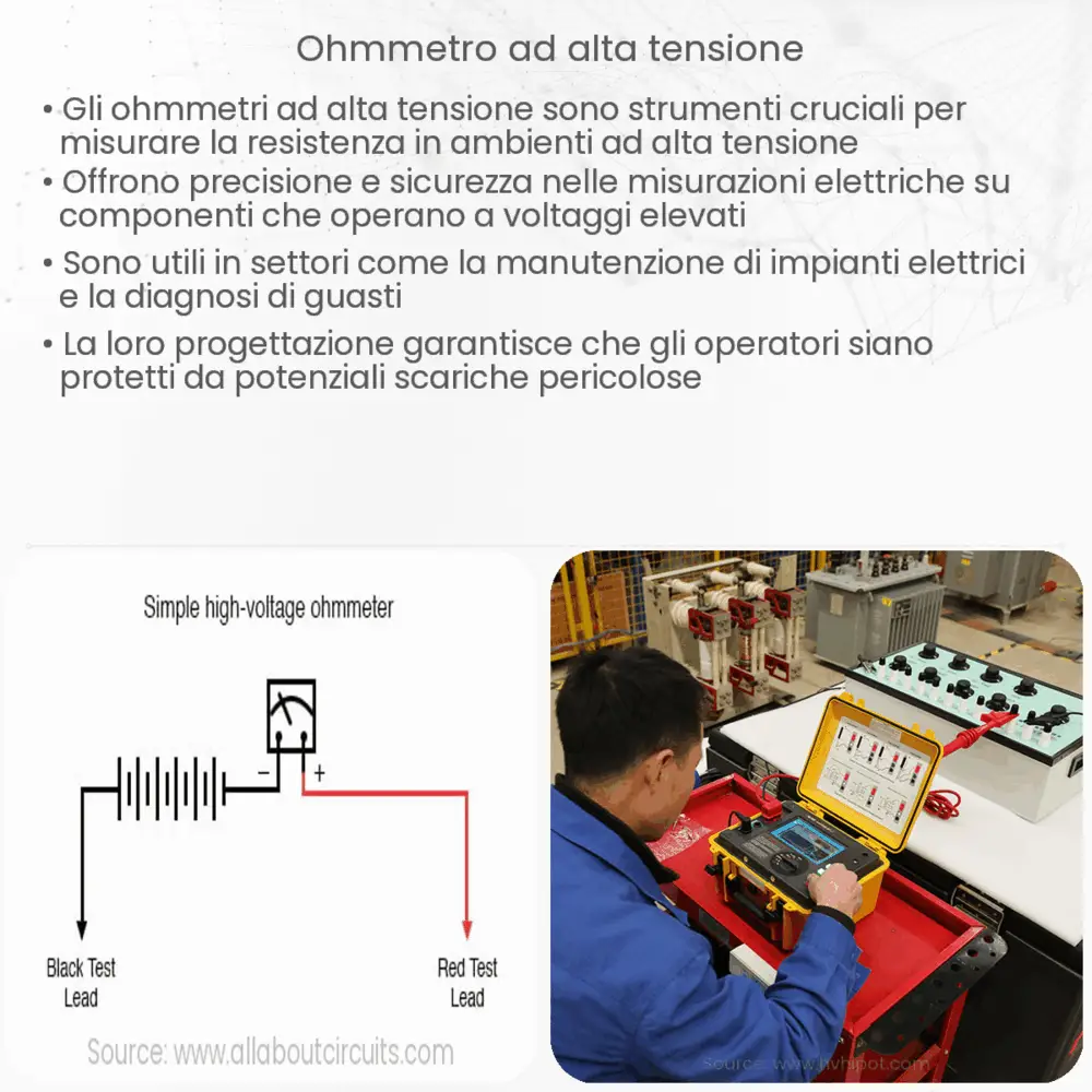 Ohmmetro ad alta tensione| Come funziona, Applicazione e Vantaggi