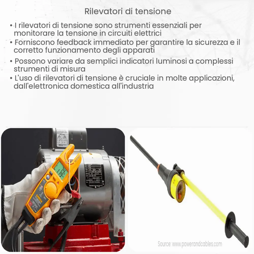 Rilevatori di tensione| Come funziona, Applicazione e Vantaggi