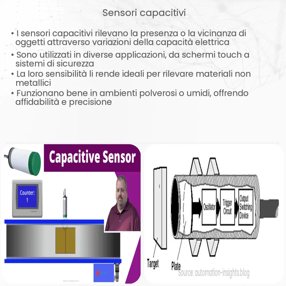 Sensori capacitivi| Come funziona, Applicazione e Vantaggi