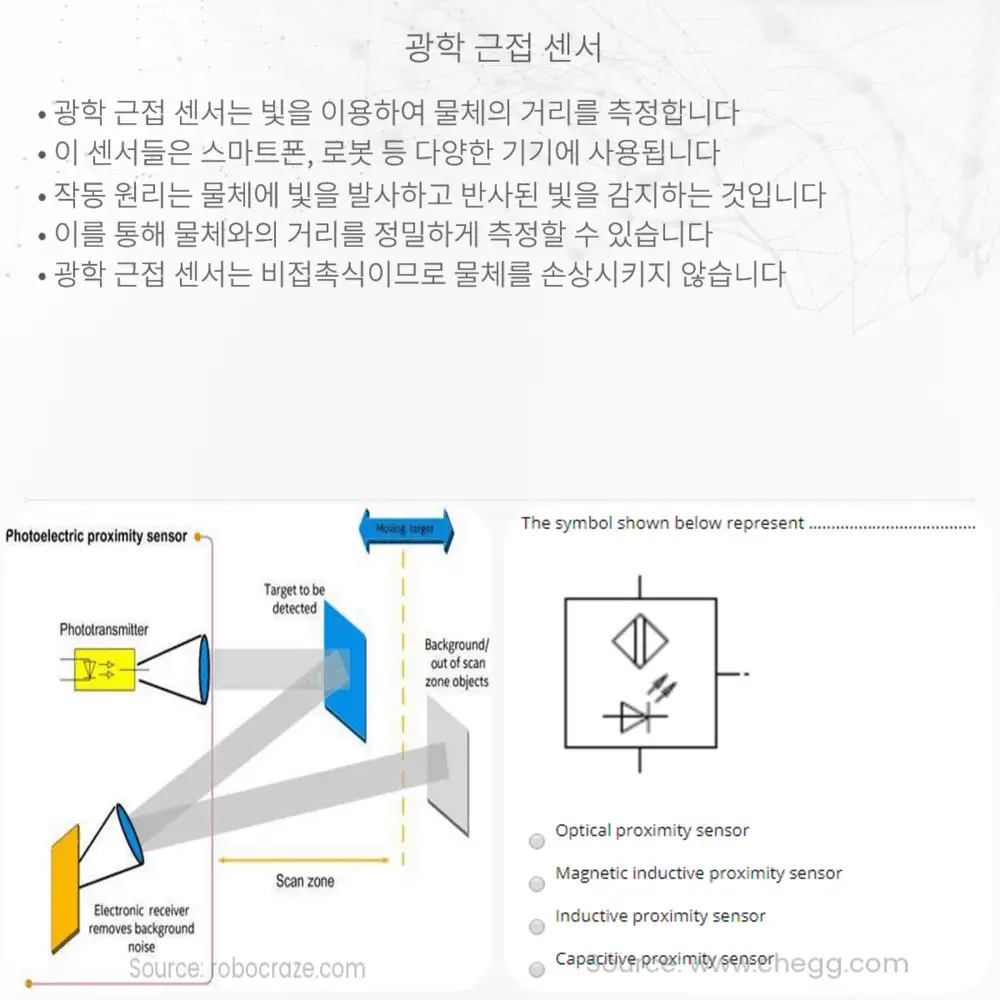 광학 근접 센서 작동 방식 응용 프로그램 및 장점