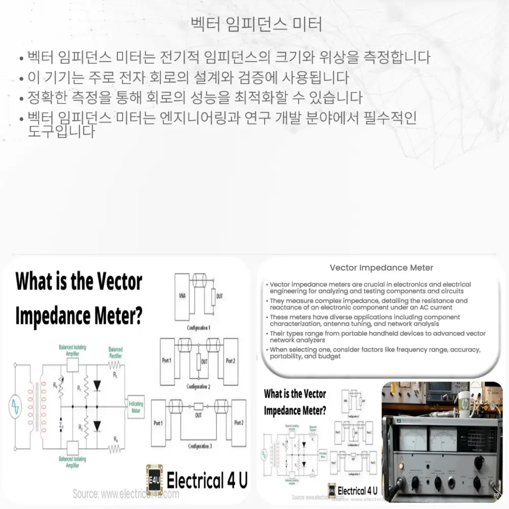벡터 임피던스 미터 작동 방식 응용 프로그램 및 장점