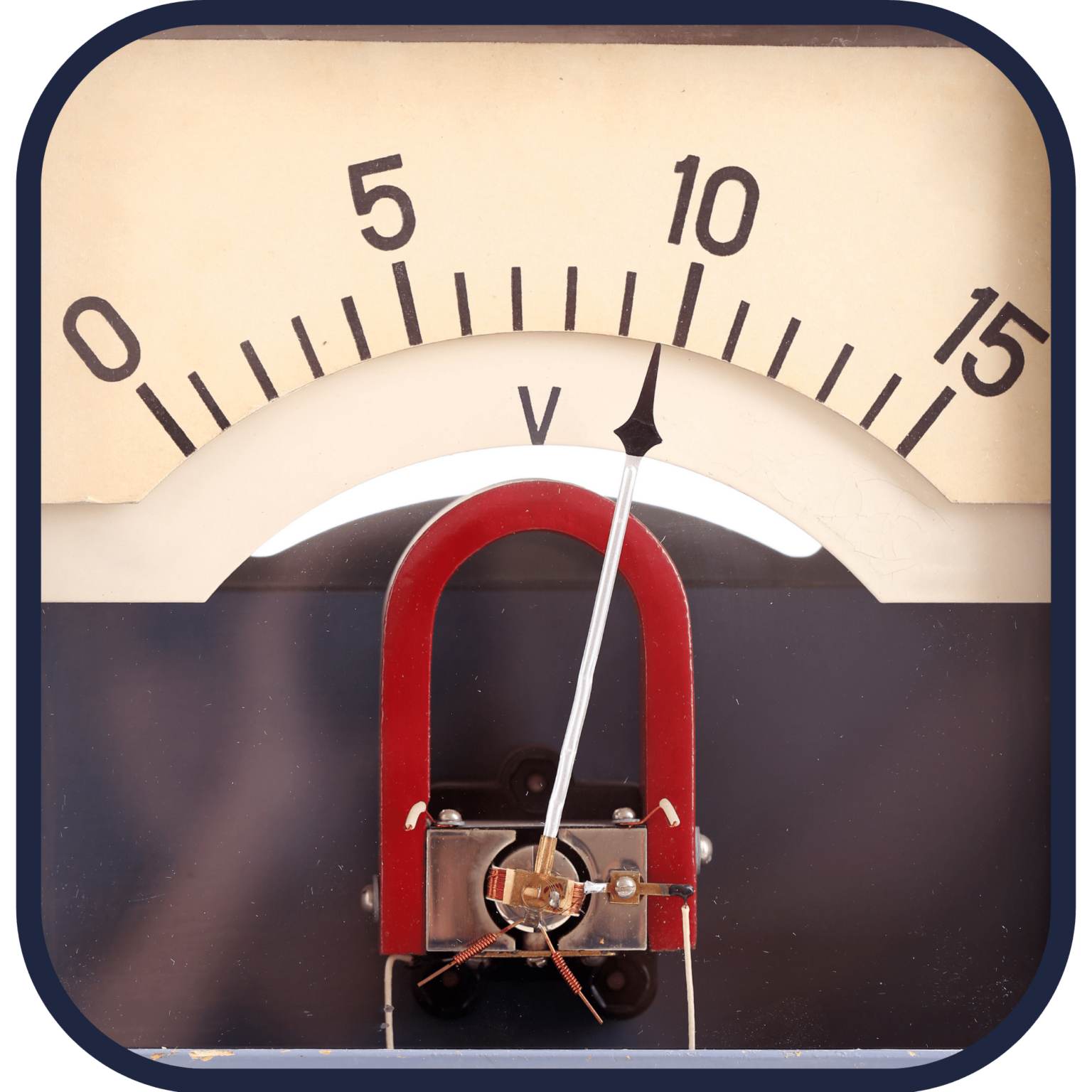 Permanent Magnet Moving Coil Voltmeter – PMMC – Electricity – Magnetism