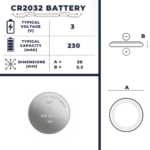 CR2032 Battery - en | Size, Voltage, Capacity, Advantage & Uses