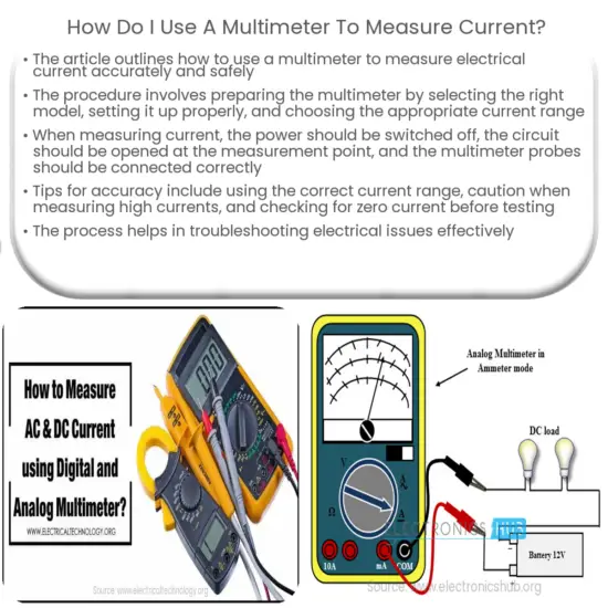 How do you use a multimeter to measure voltage, current, and resistance ...