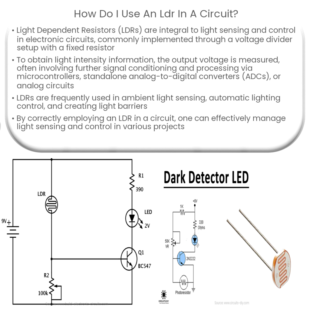 LDR (Resistor Dependente de Luz) | Como funciona, aplicação e vantagens