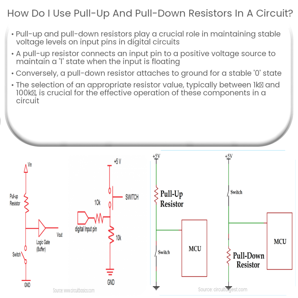 ¿Qué es una resistencia de pull-down?