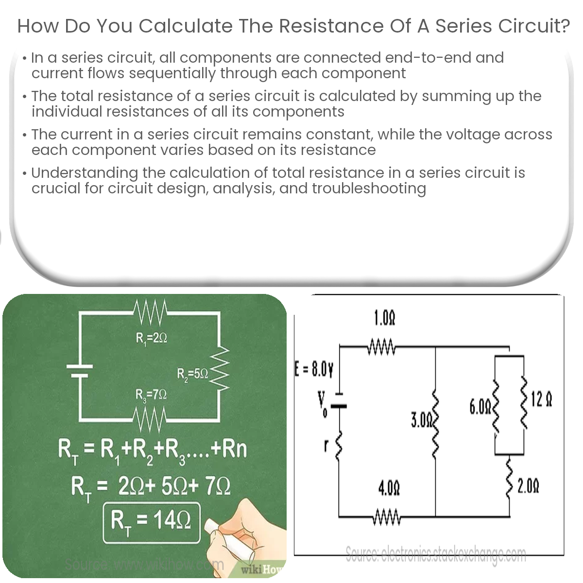How do you calculate the resistance of a series circuit? How do you calculate the resistance of a series circuit?