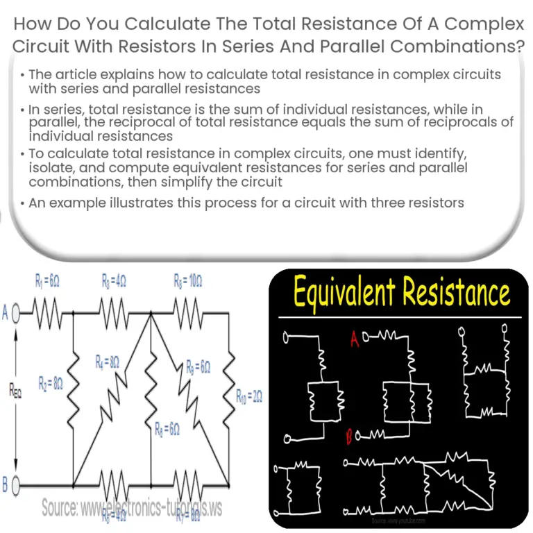 ¿Cómo calculo la resistencia total en un circuito en serie?