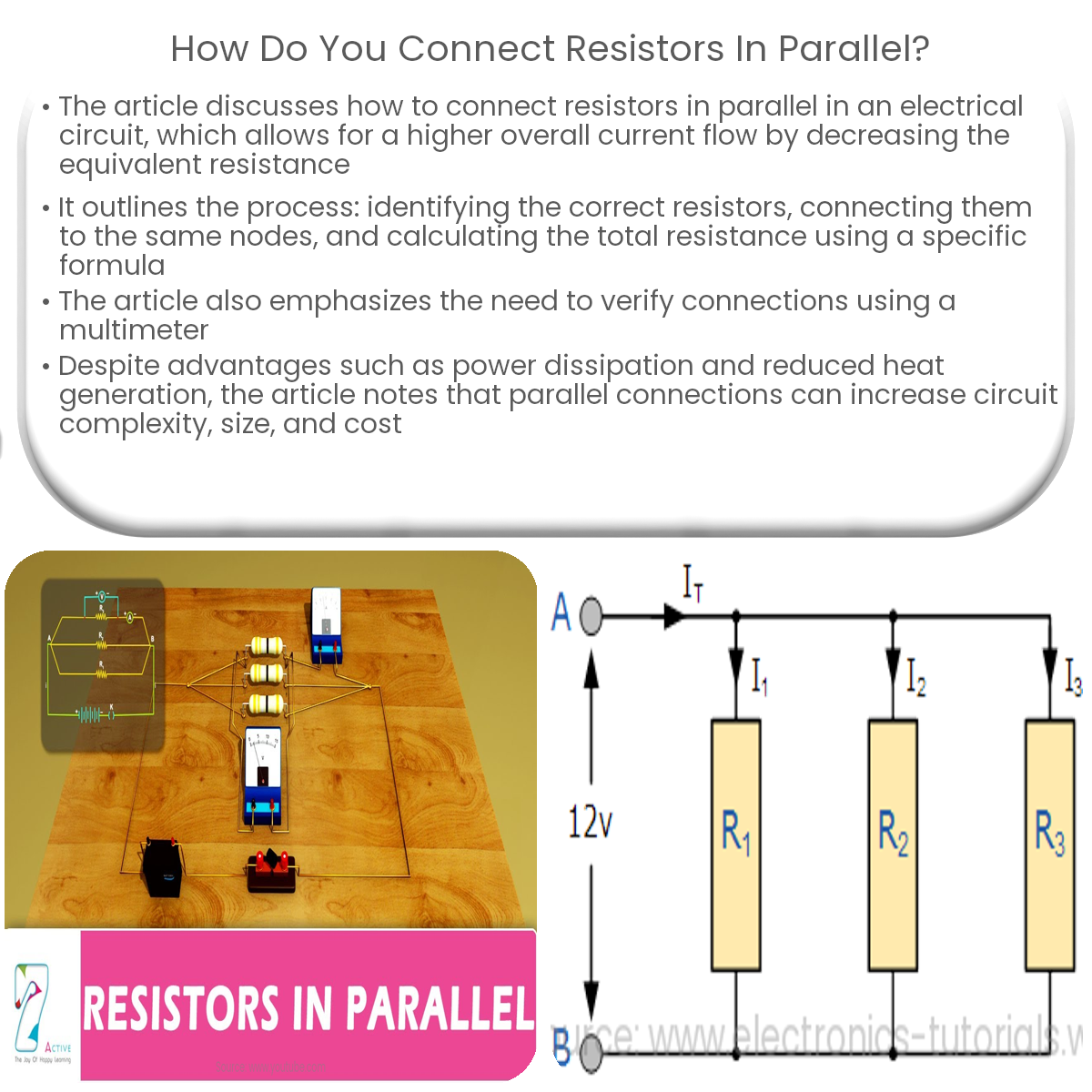 How do you connect resistors in parallel? – Electricity – Magnetism