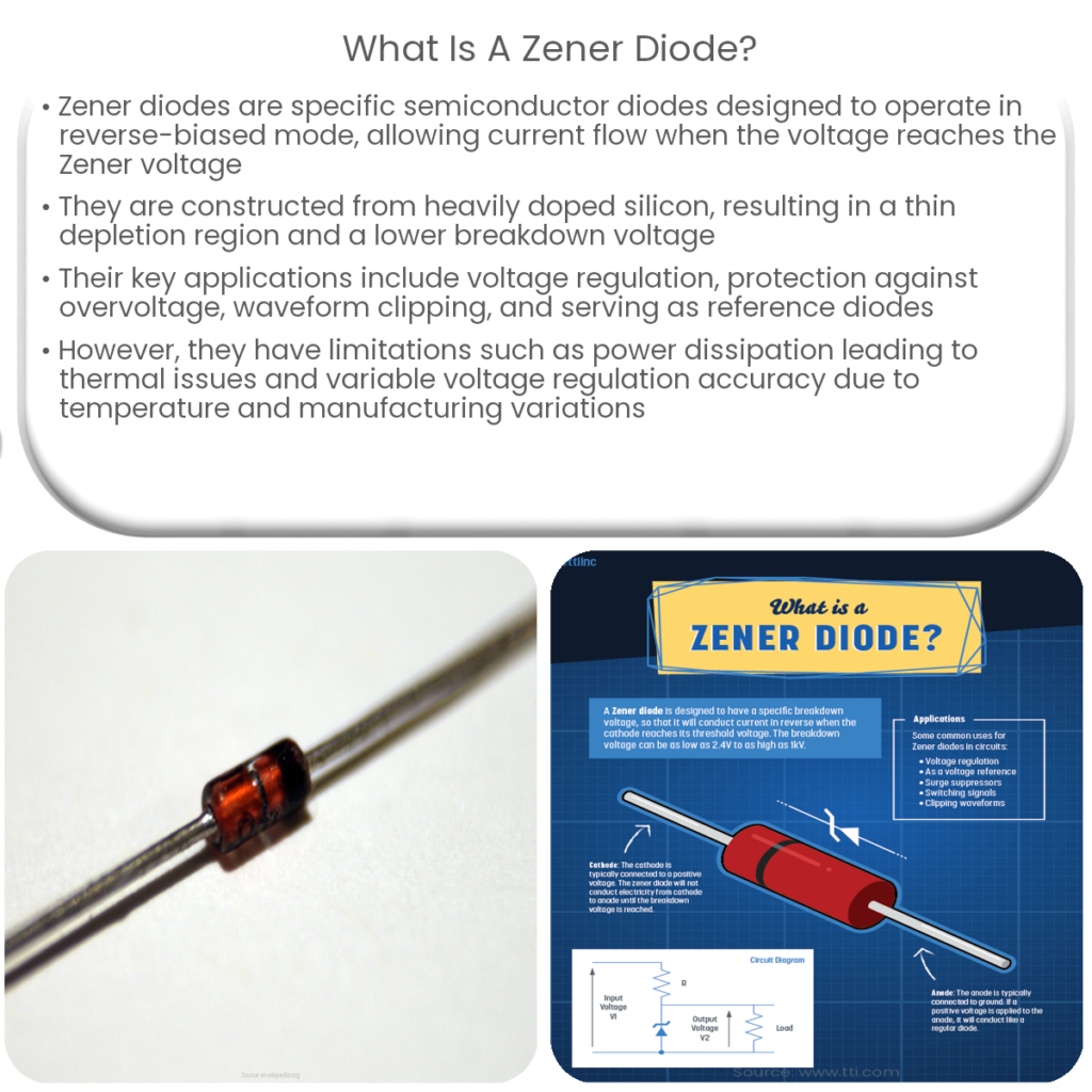 ¿Cuáles son las aplicaciones de los diodos Zener?