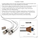 Coaxial Cables | How it works, Application & Advantages