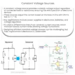 Constant current source | How it works, Application & Advantages
