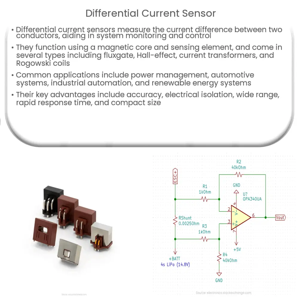 Differential Current Sensor How It Works Application And Advantages