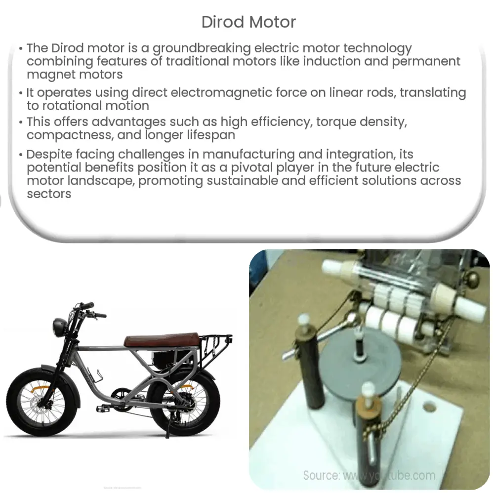 Dirod motor | How it works, Application & Advantages