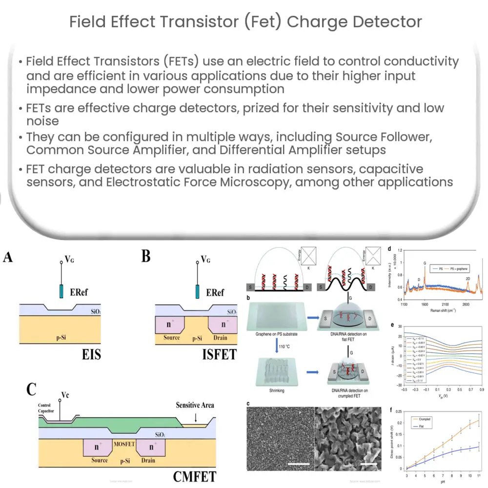 Field effect transistor (FET) charge detector – Electricity – Magnetism Field effect transistor (FET) charge detector – Electricity – Magnetism