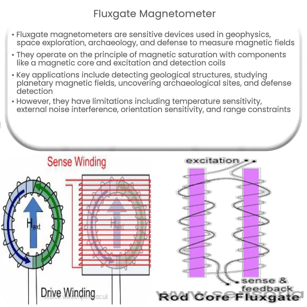 Fluxgate magnetometer | How it works, Application & Advantages Fluxgate magnetometer | How it works, Application & Advantages