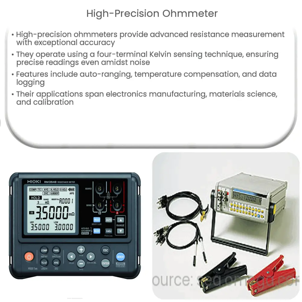 High-precision ohmmeter | How it works, Application & Advantages