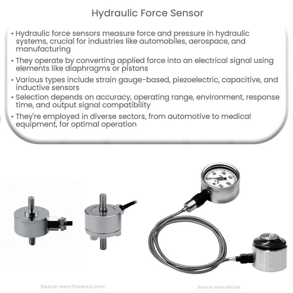 Hydraulic force sensor | How it works, Application & Advantages