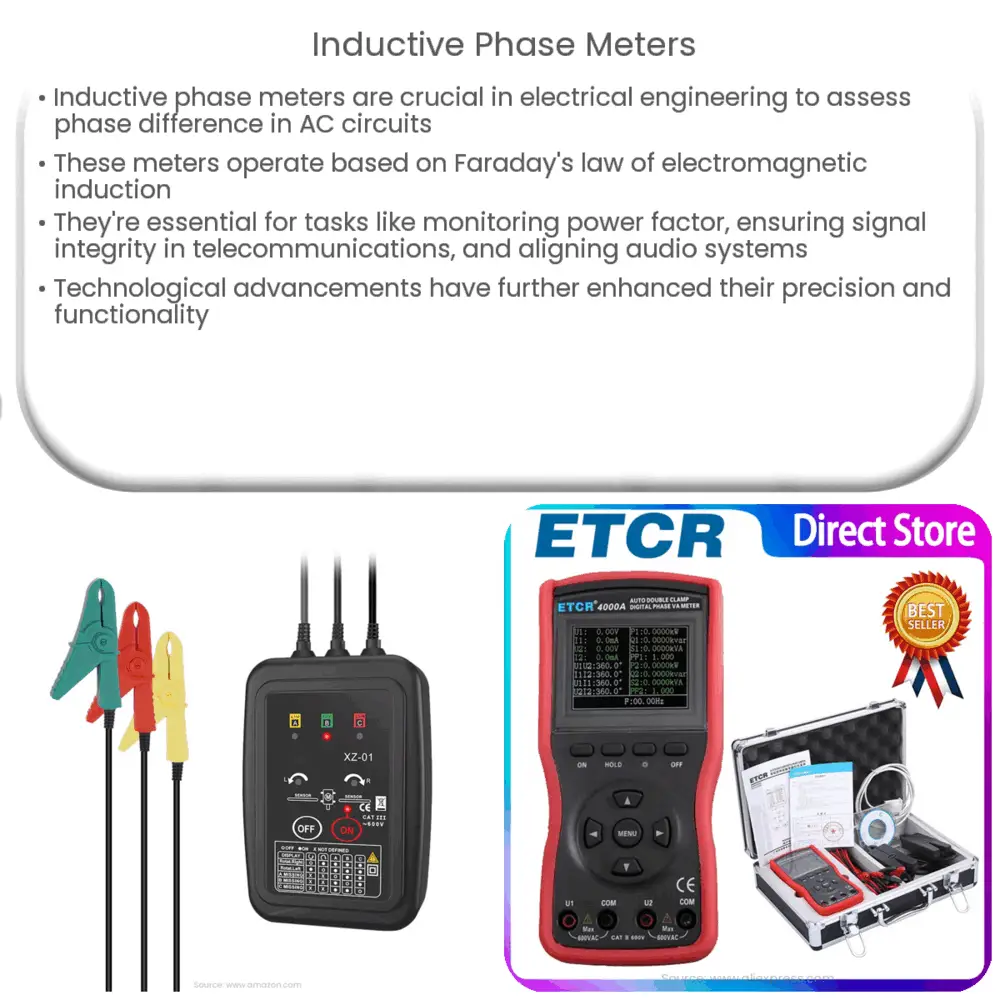 Inductive Phase Meters – Electricity – Magnetism Inductive Phase Meters – Electricity – Magnetism